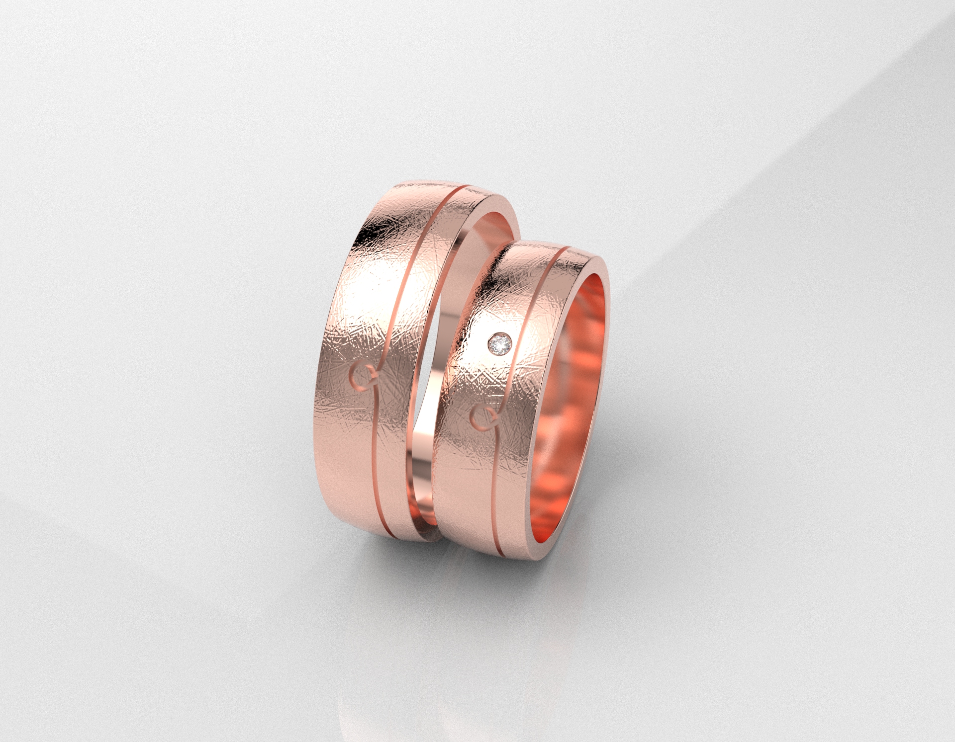 Ženska burma Roze Cirkon CBW566 – Zlatara Jovan